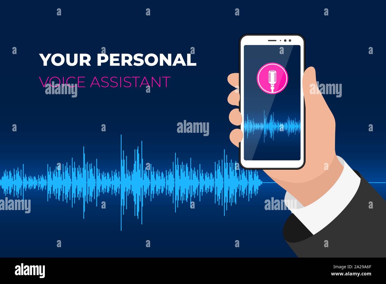 Assistant on screen Stock Vector Images - Alamy
