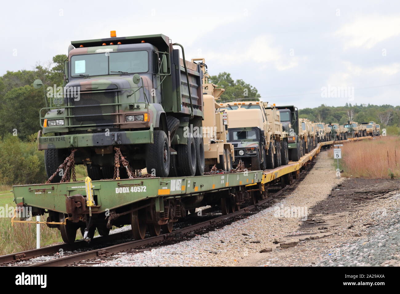 Rail movement and deployment hi-res stock photography and images - Alamy