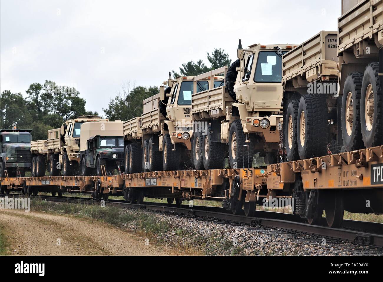 Rail movement and deployment hi-res stock photography and images - Alamy