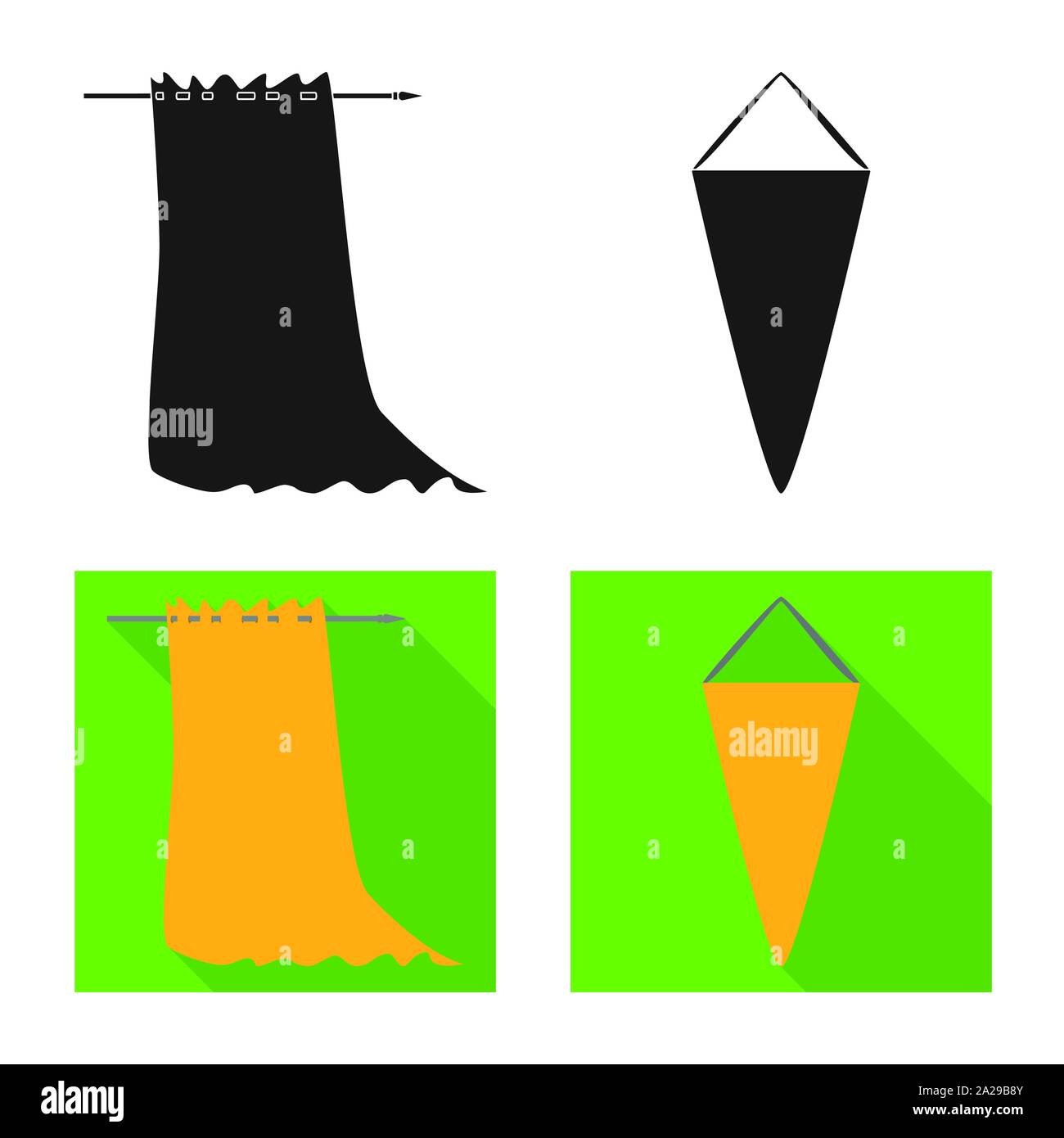 Vector design of texture and presentation sign. Set of texture and ...