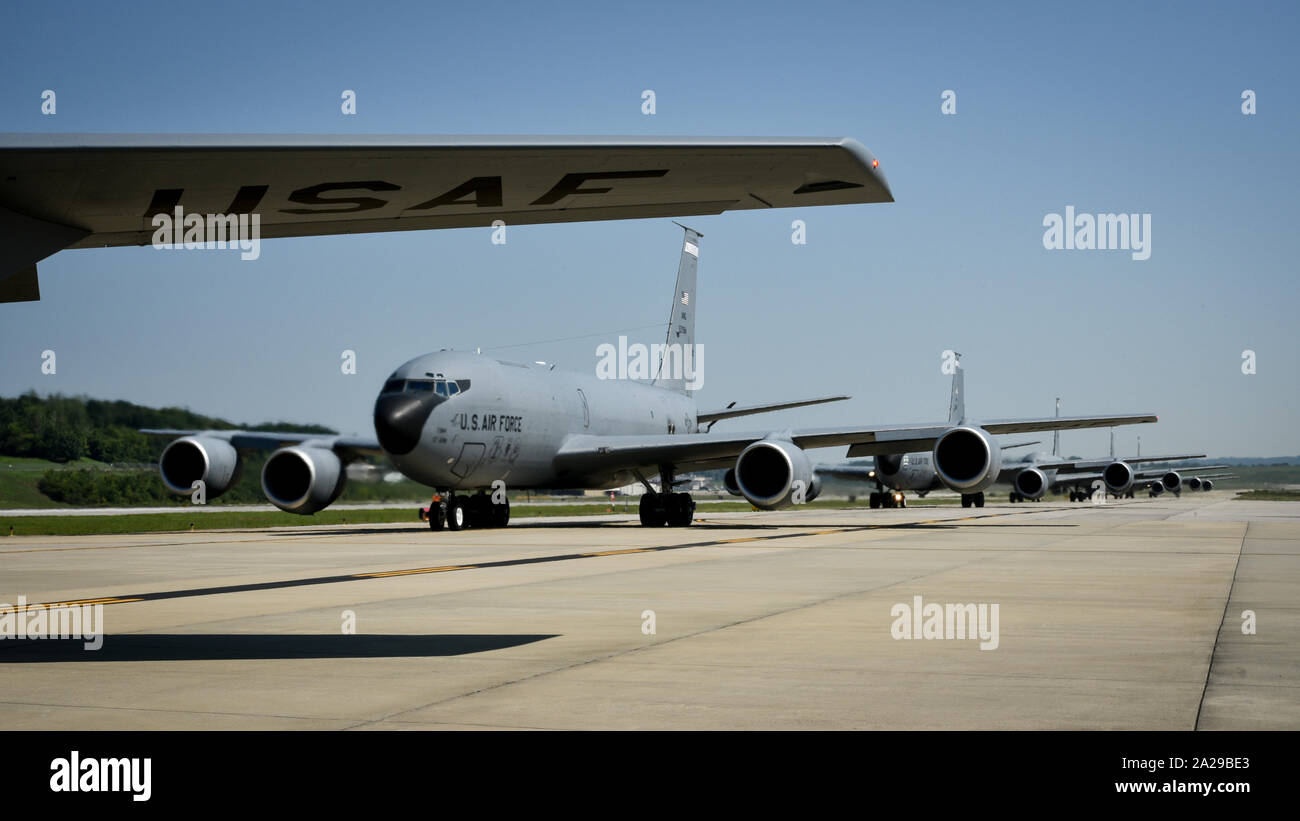 The 117th Air Refueling Wing makes history by launching 8 KC-135R ...