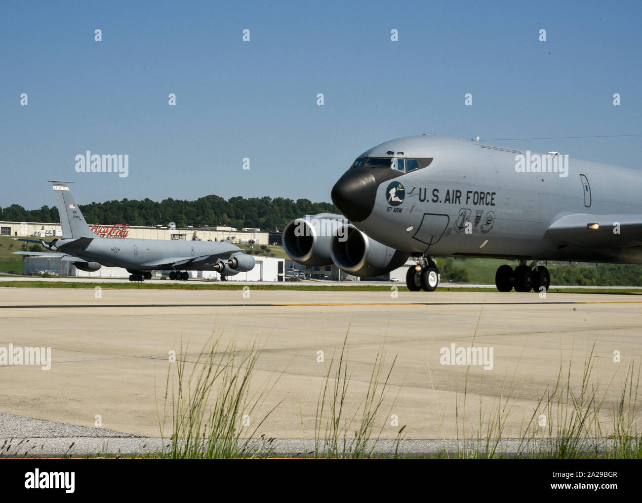 The 117th Air Refueling Wing makes history by launching 8 KC-135R ...