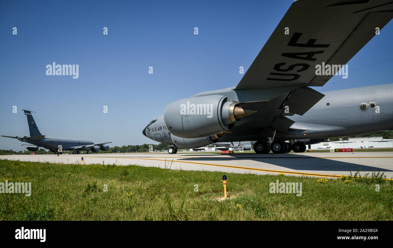The 117th Air Refueling Wing makes history by launching 8 KC-135R ...