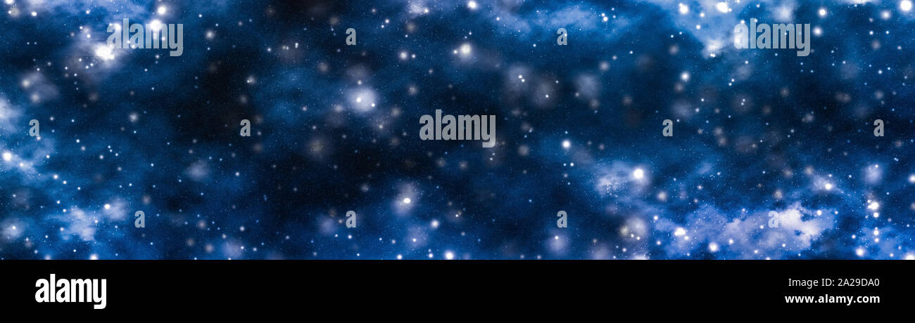 Discovery in astronomy, cosmic abstract and future technology concept ...