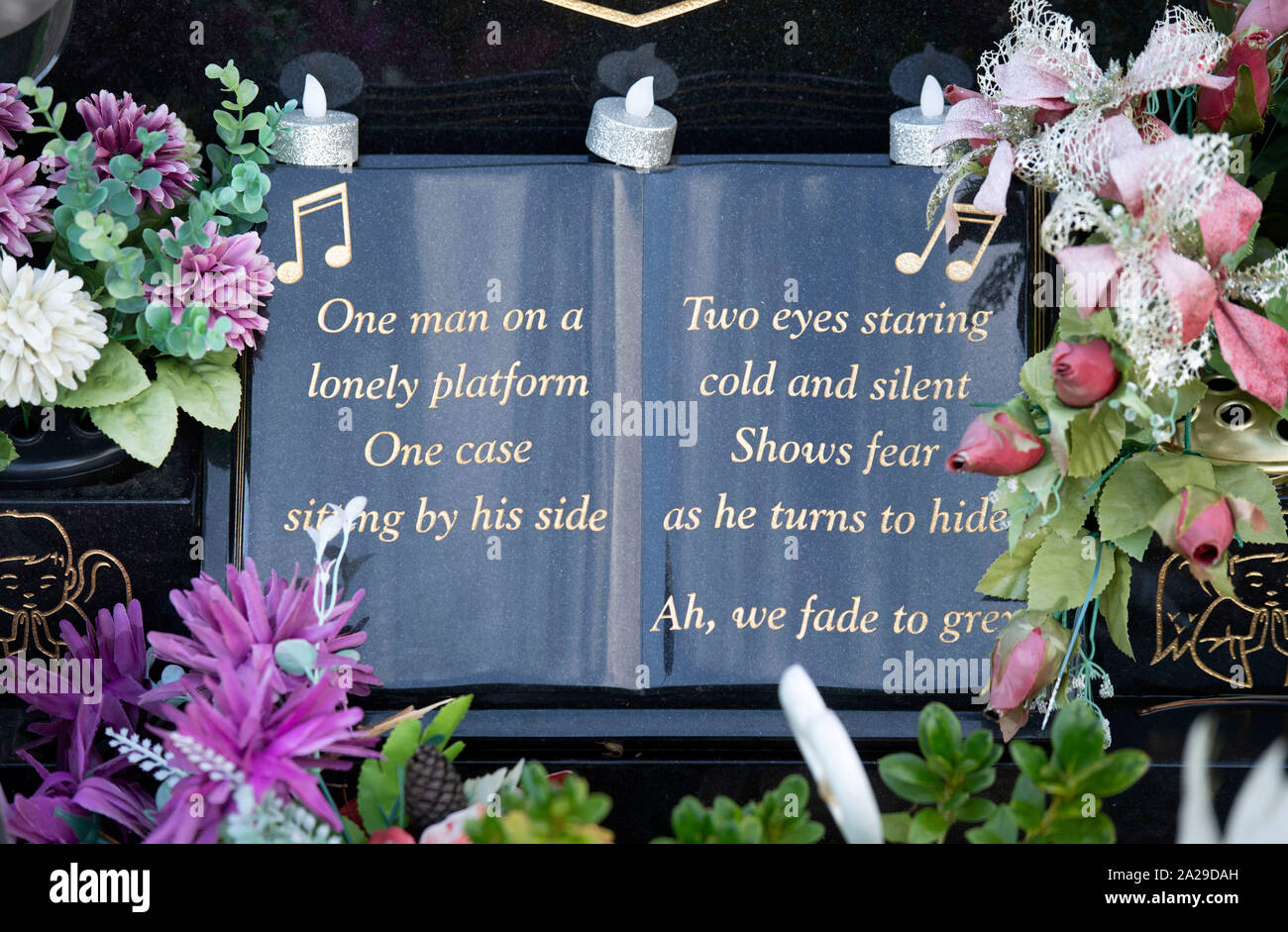 The grave of the late Visage singer Steve Strange at the Jubilee ...