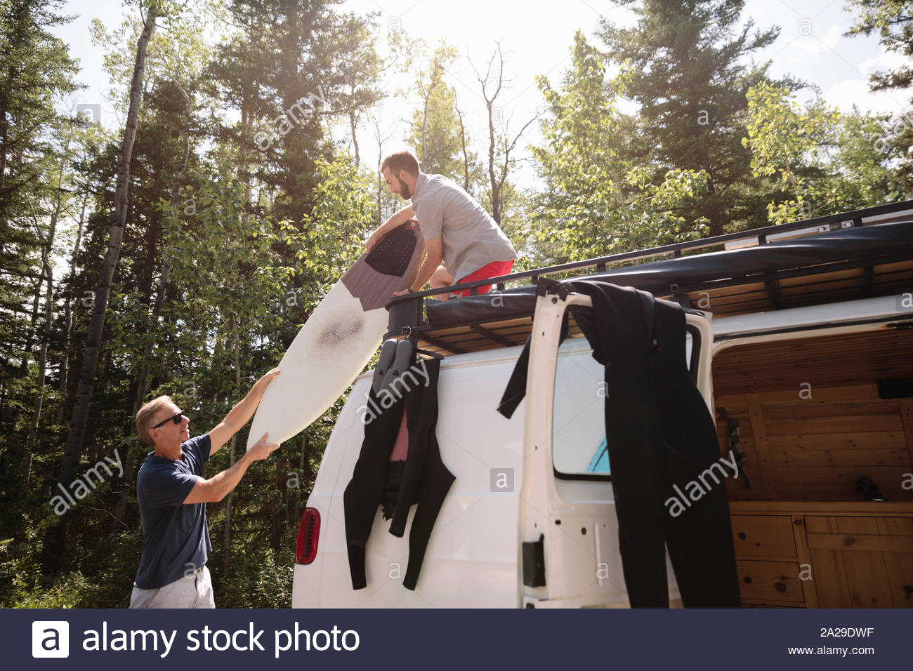 Male camper hi-res stock photography and images - Alamy