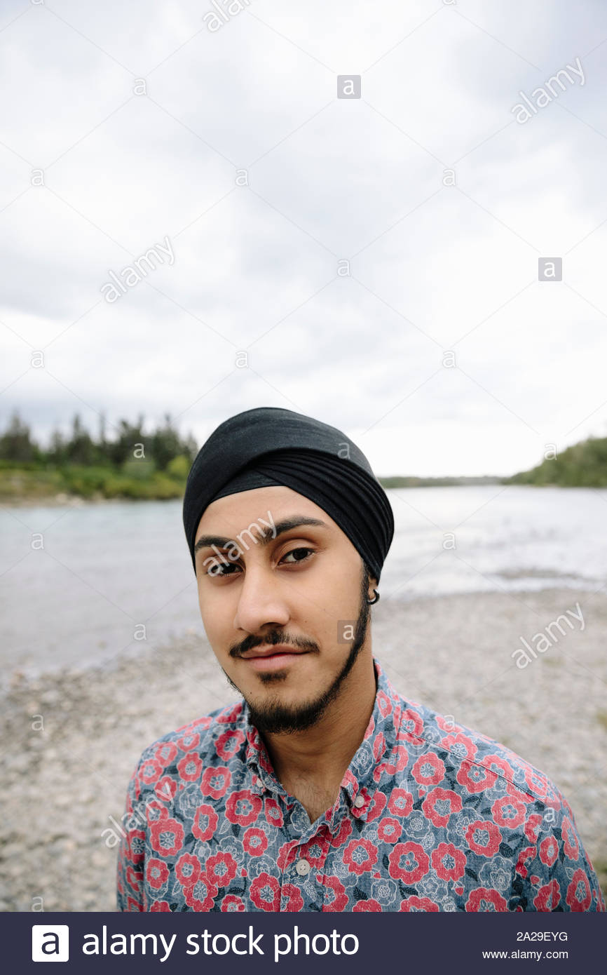 Young indian beard man hi-res stock photography and images - Alamy