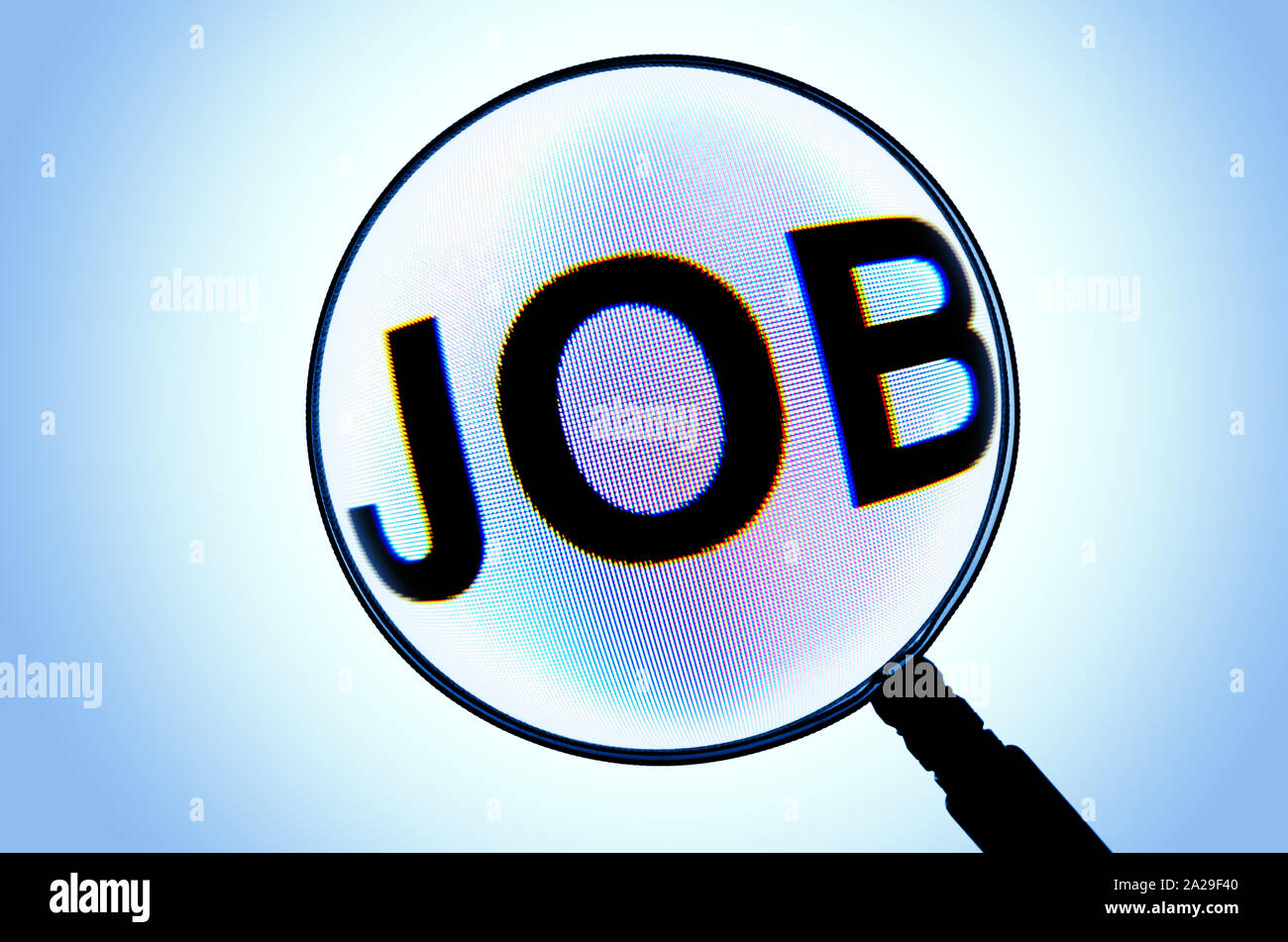 Magnifying glass computer screen hi-res stock photography and images ...