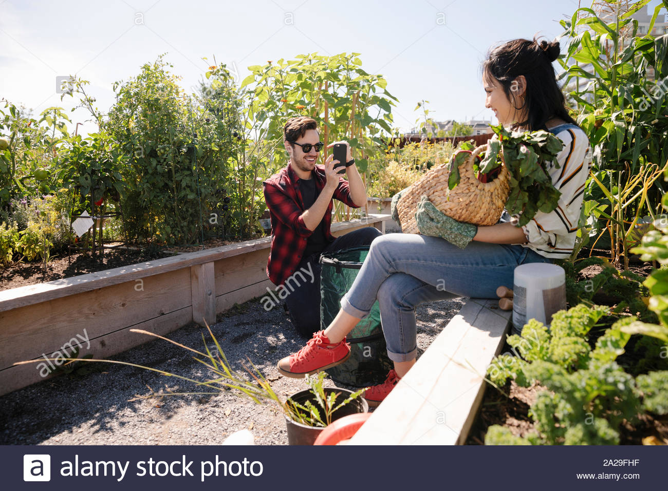 Man photographing with girlfriend wife hi-res stock photography and ...