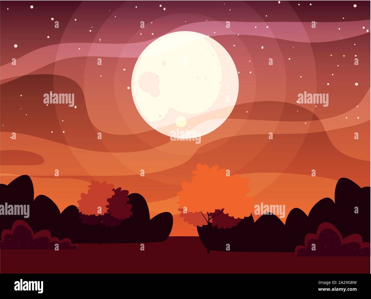 Night design, Halloween holiday horror scary celebration autumn dark ...