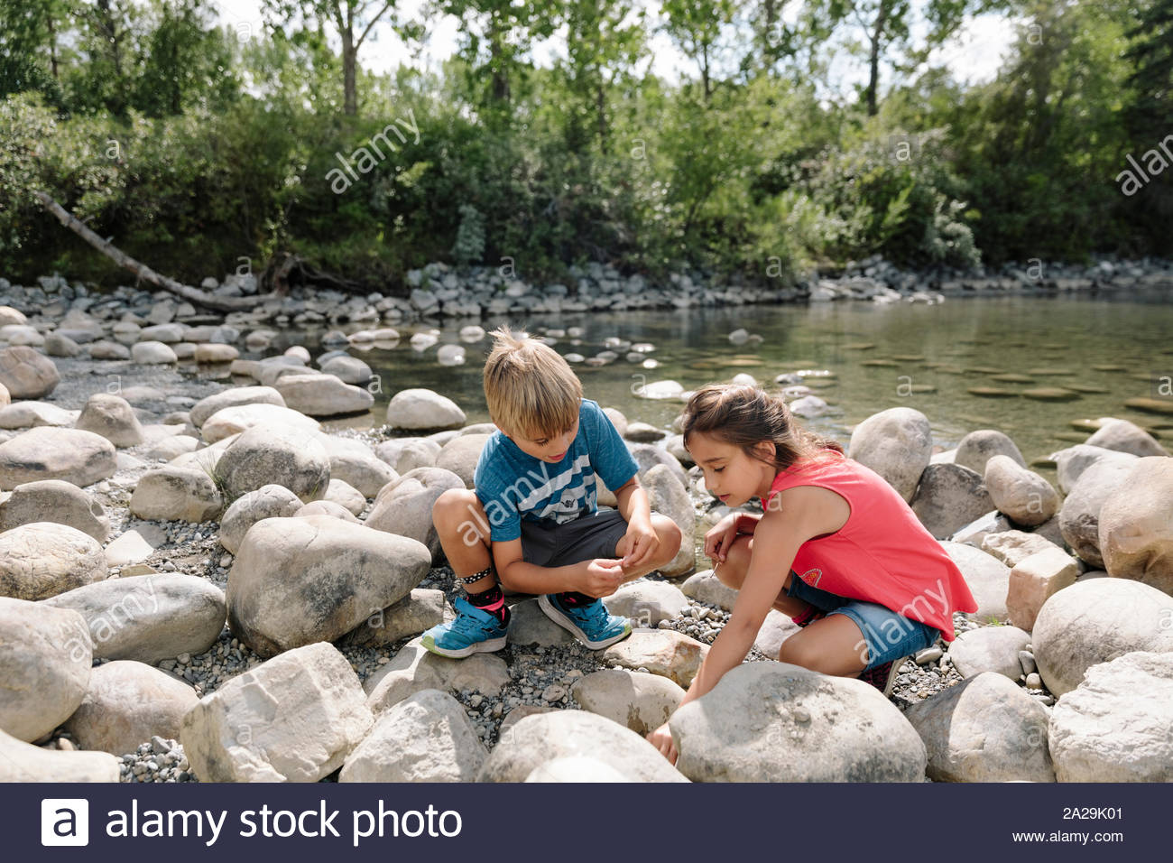 Riverbank summer fun hi-res stock photography and images - Alamy