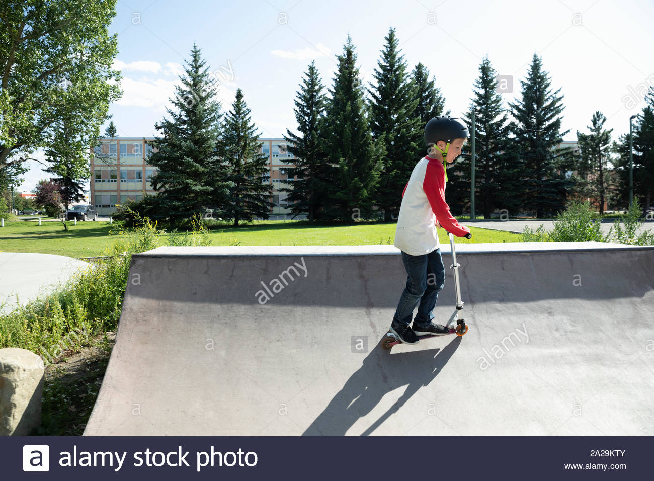 Scooter on ramp hi-res stock photography and images - Alamy
