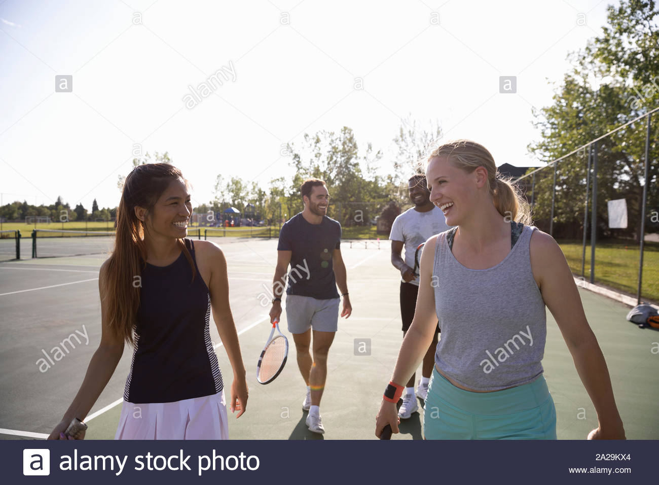 Smiling laughing tennis hi-res stock photography and images - Alamy