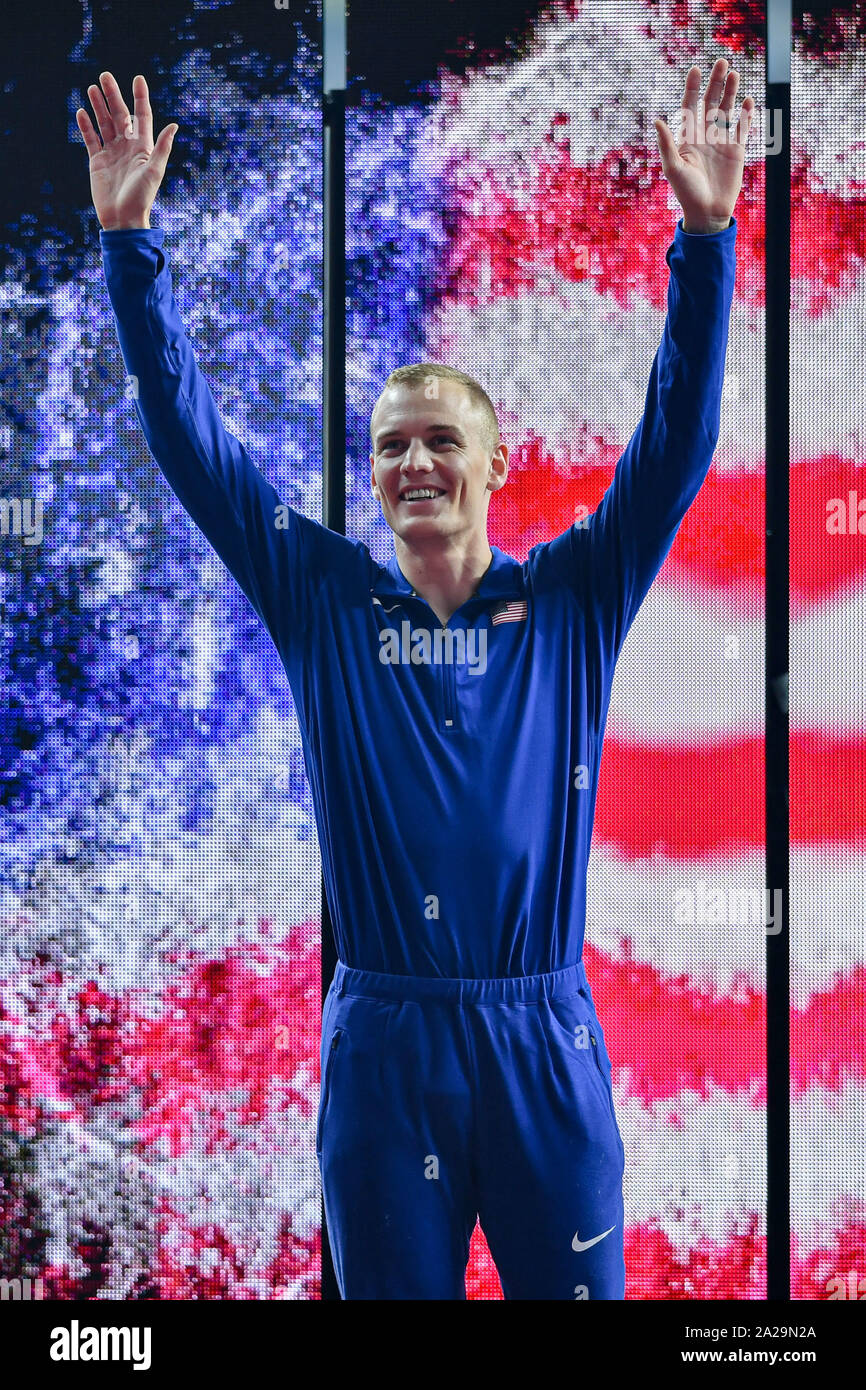 World champion in pole vault sam kendricks hi-res stock photography and ...