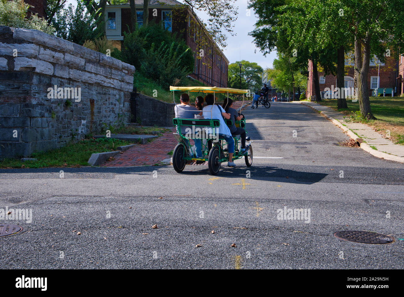 Peddle Bike for Four Stock Photo - Alamy