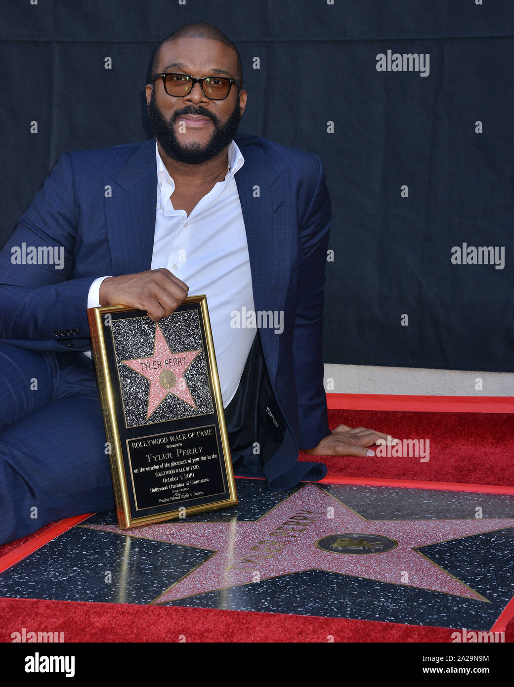 Los Angeles, USA. 01st Oct, 2019. Tyler Perry-star 010 Tyler Perry ...