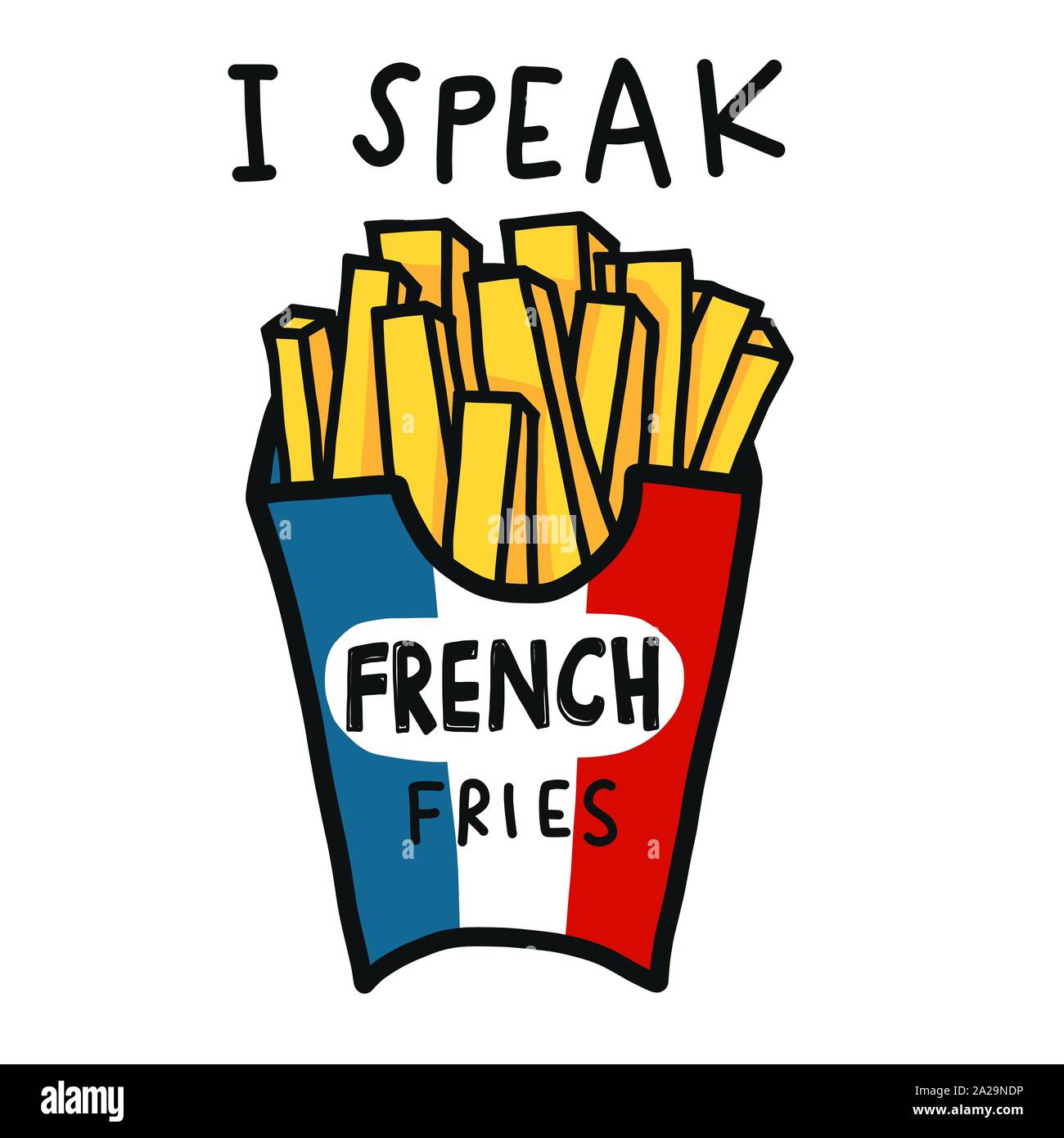 French Fries Cartoon
