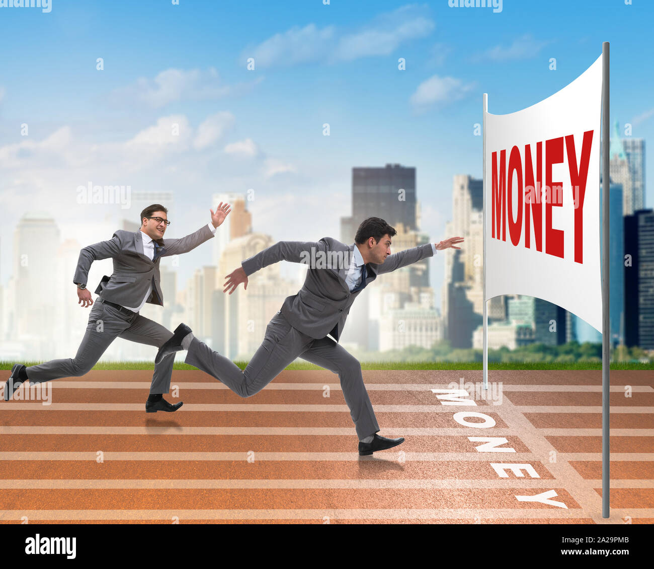 The business people running towards money goal Stock Photo - Alamy The business people running towards money goal Stock Photo - Alamy