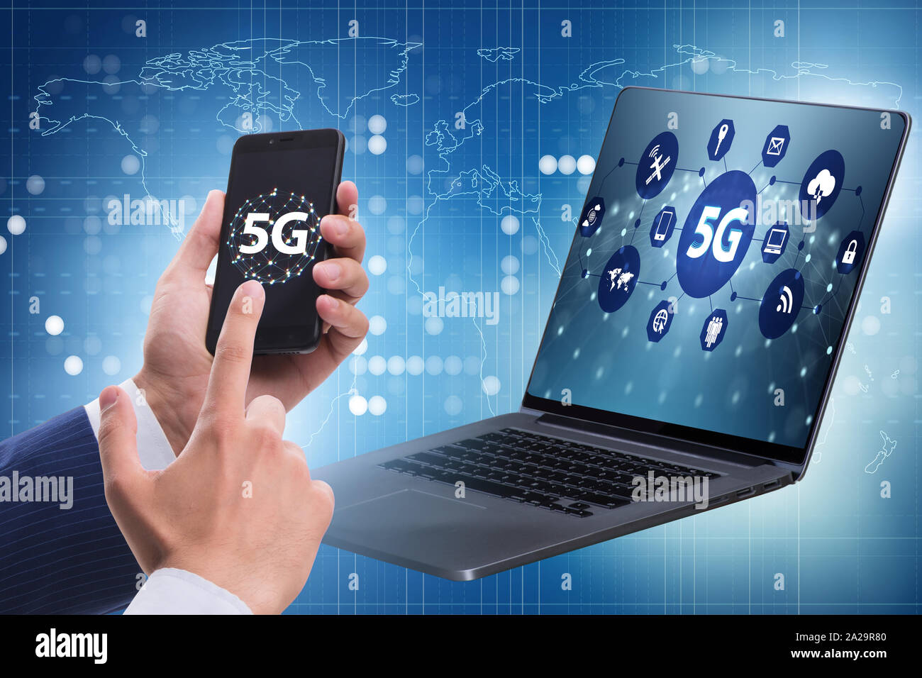 5G technology concept - high internet speed Stock Photo - Alamy