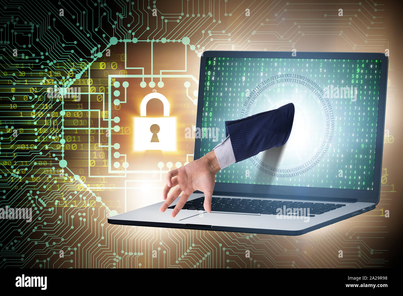 The hacker man trying to steal personal data Stock Photo - Alamy