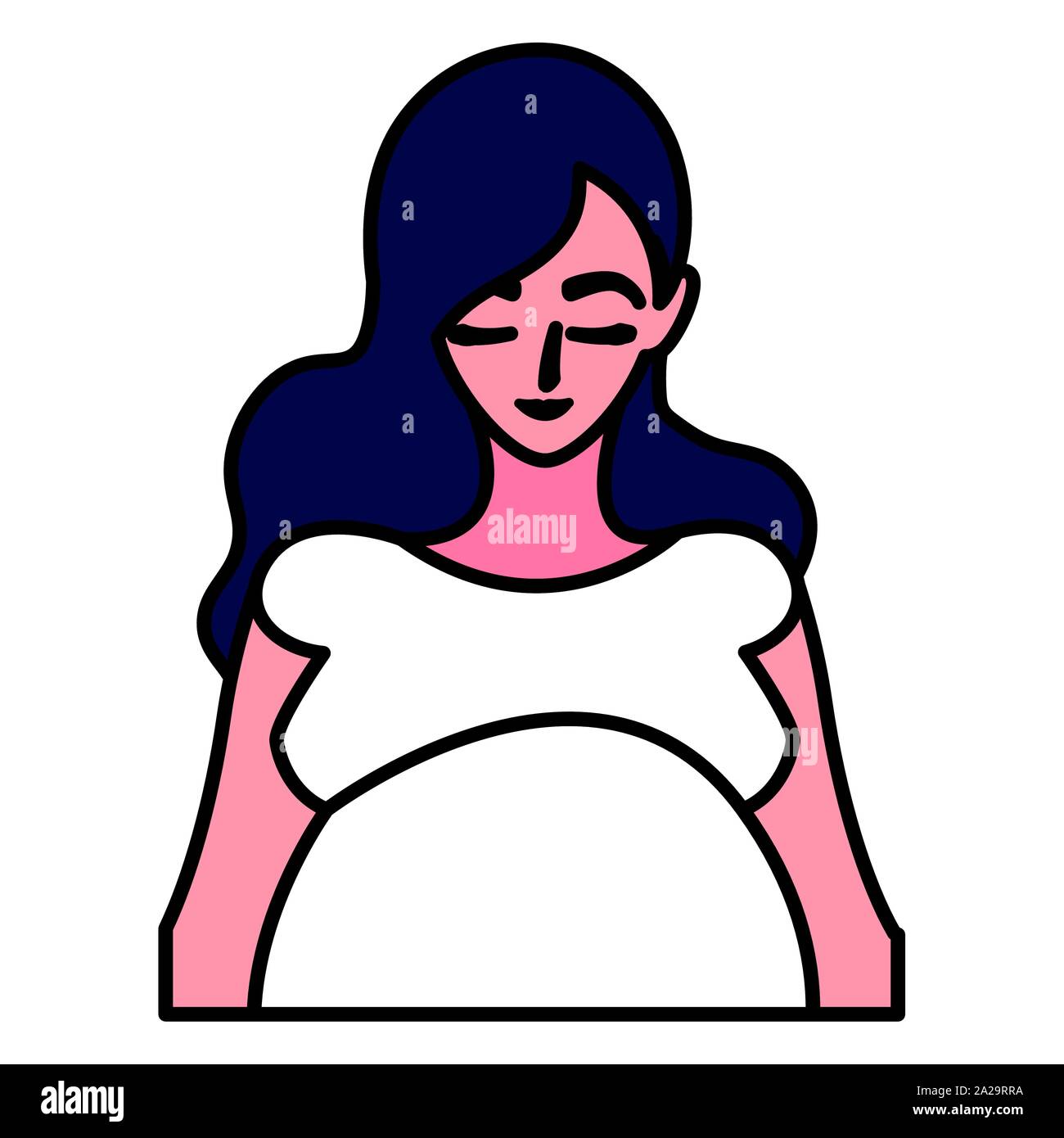 Pregnant woman design, Mother family love pregnancy maternity expecting ...