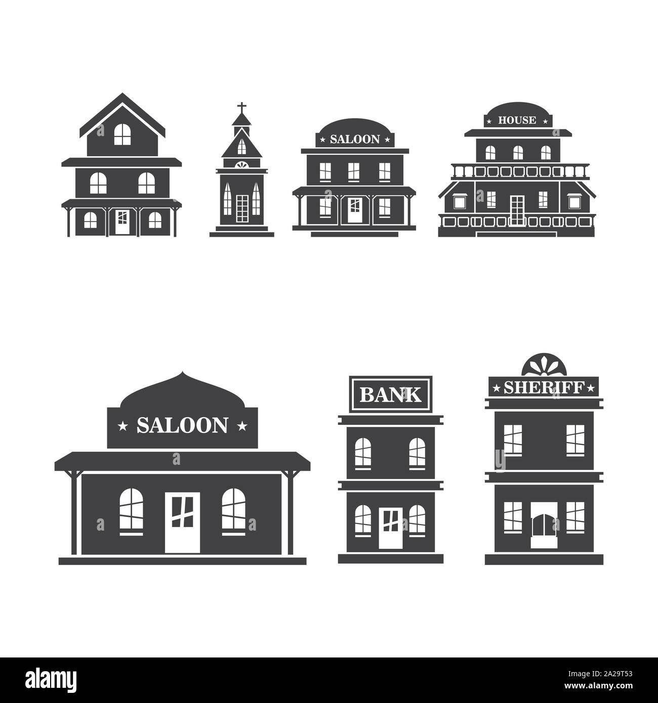 Ranch house of the old west hi-res stock photography and images - Alamy