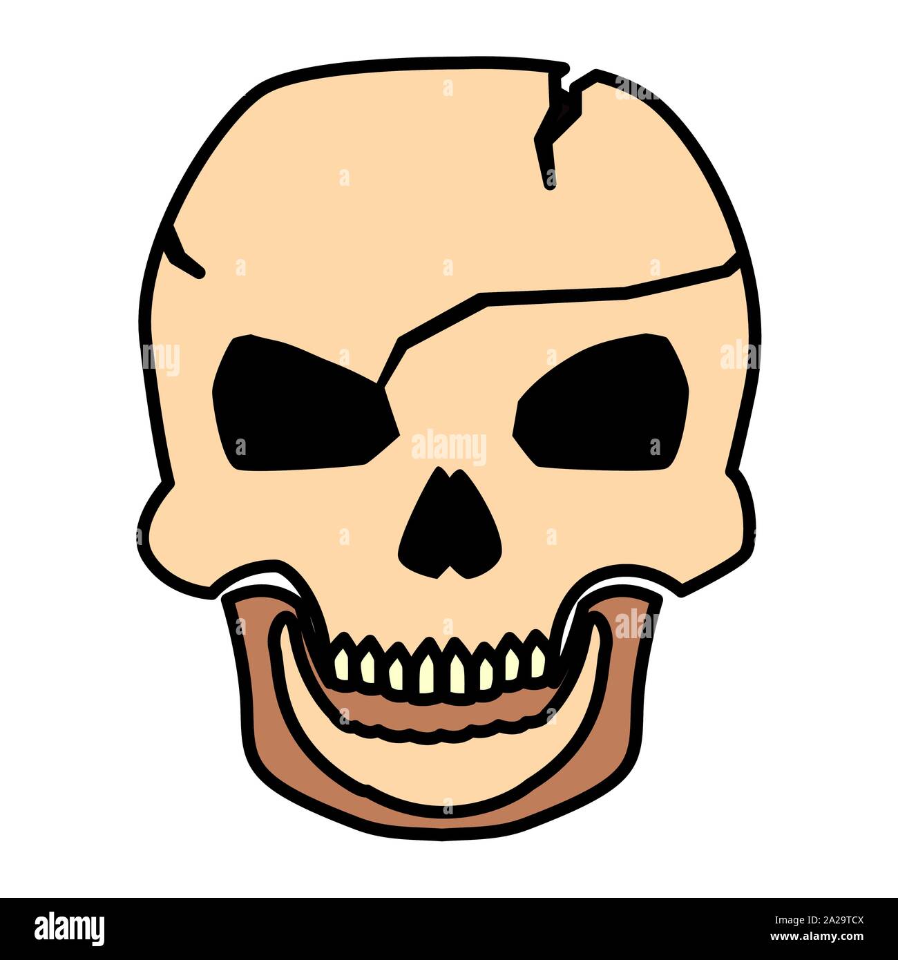 Scary Face Cut Out Stock Images & Pictures - Alamy