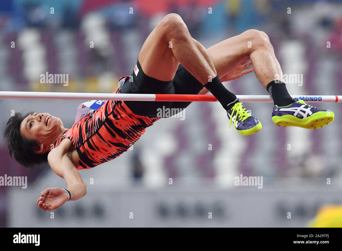Doha, Qatar. Credit: MATSUO. 1st Oct, 2019. Ryo Sato (JPN) Athletics ...