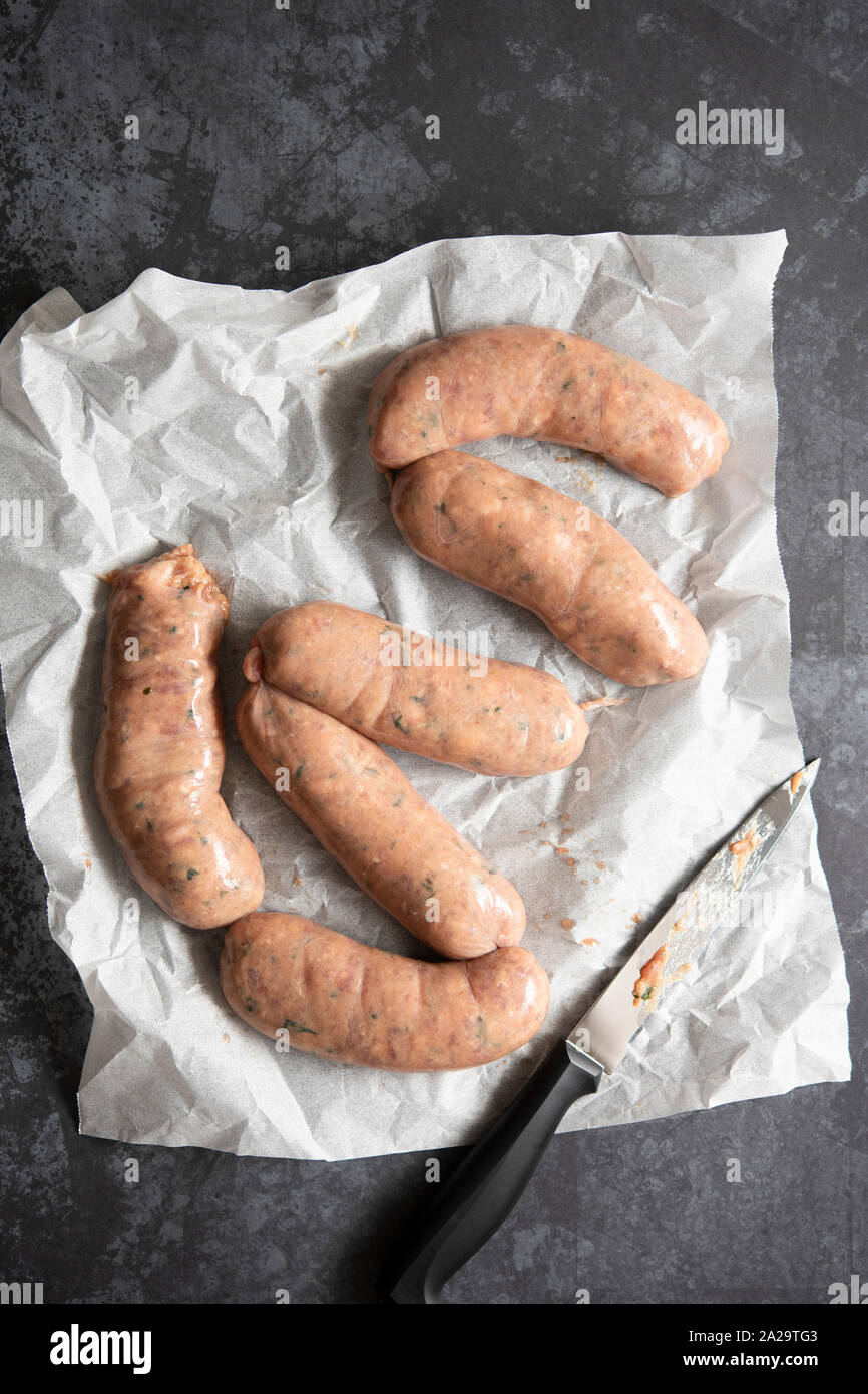 Angus beef sausages hi-res stock photography and images - Alamy