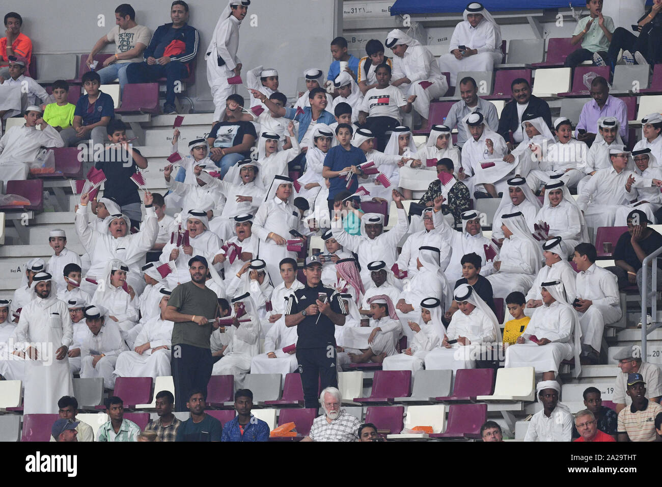 Doha, Qatar. Credit: MATSUO. 1st Oct, 2019. General view Athletics ...
