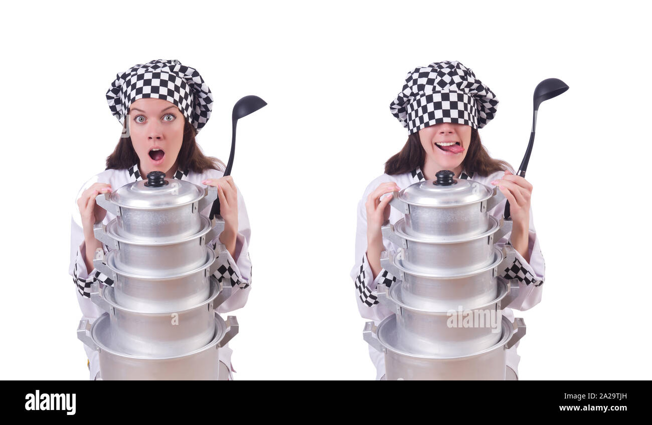 Various cooking pots Cut Out Stock Images & Pictures - Alamy