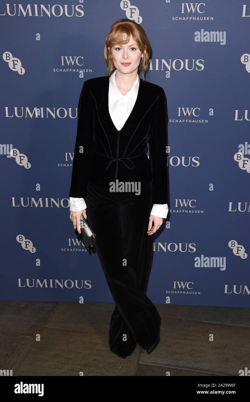 LONDON, UK. October 01, 2019: Emily Beacham at the Luminous Gala 2019 ...