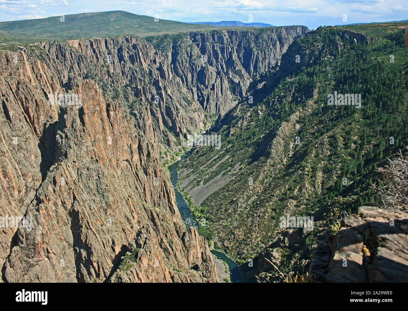 Black canyon of the Gunnison, Colorado Stock Photo - Alamy