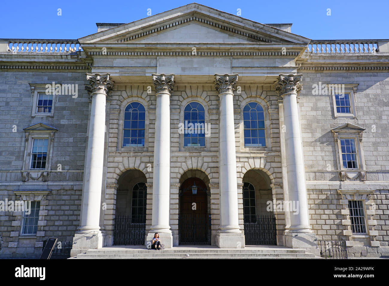 Trinity college in 1592, dublin hi-res stock photography and images - Alamy