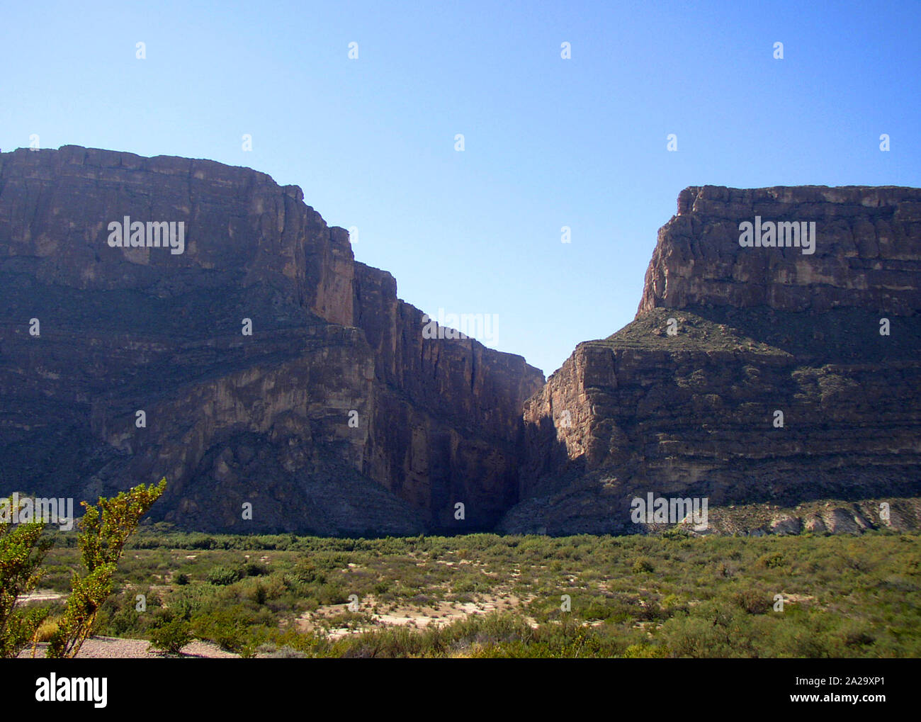 Santa Elena Canyon, Big Bend National Park, Texas Stock Photo - Alamy