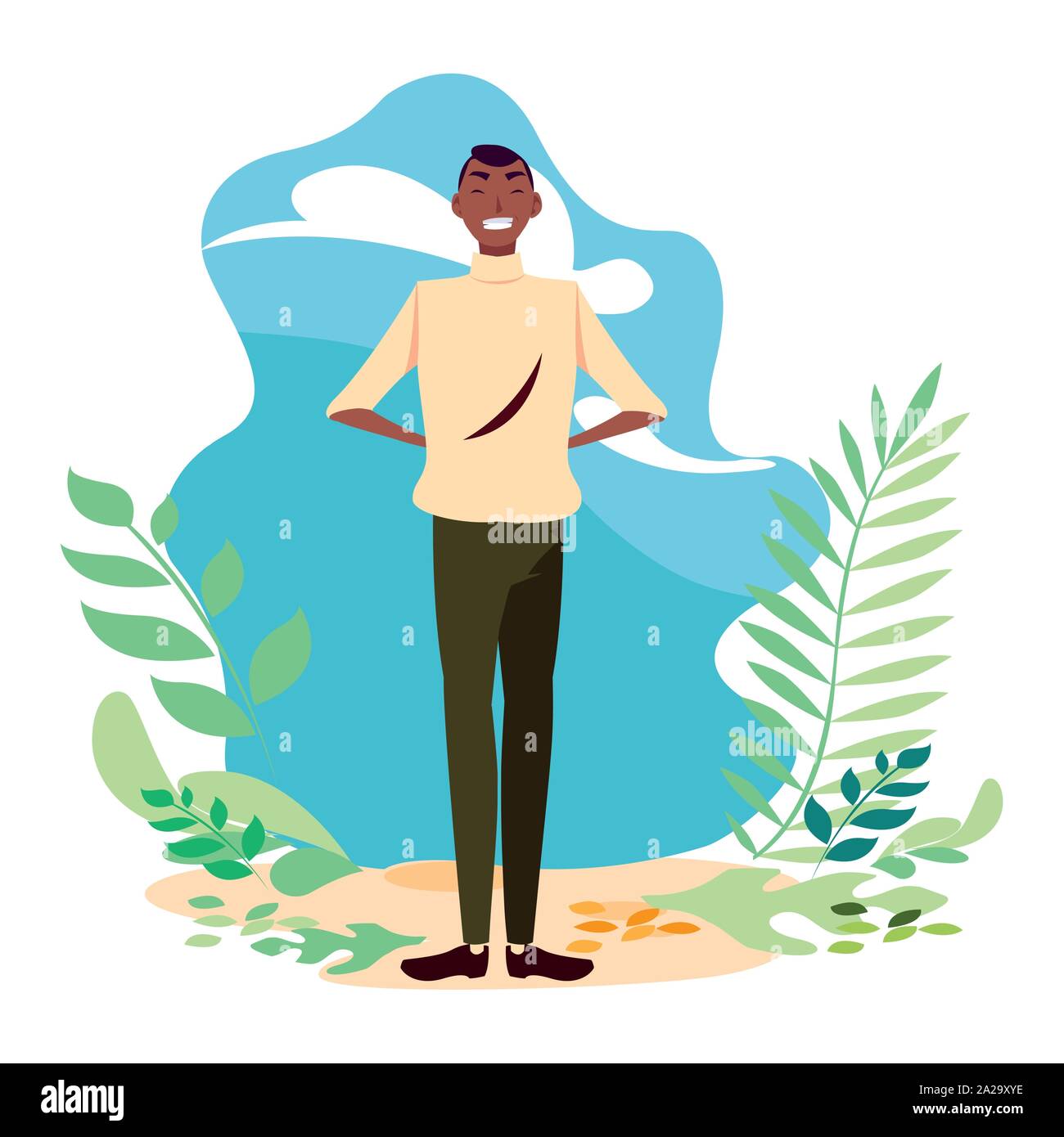 Avatar of a man design, Boy male person people human social media and ...
