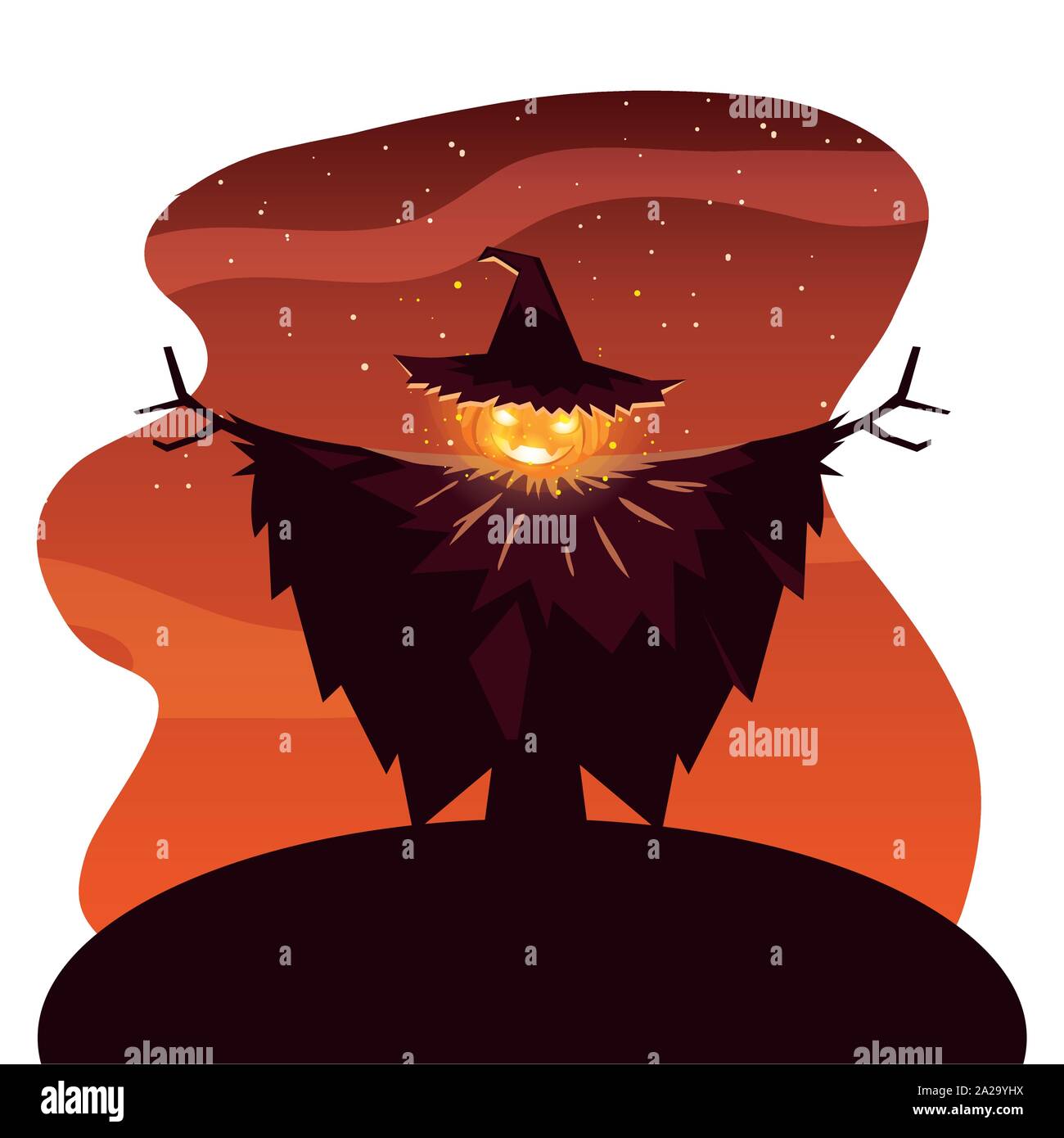 scarecrown design, Halloween holiday horror scary celebration autumn ...