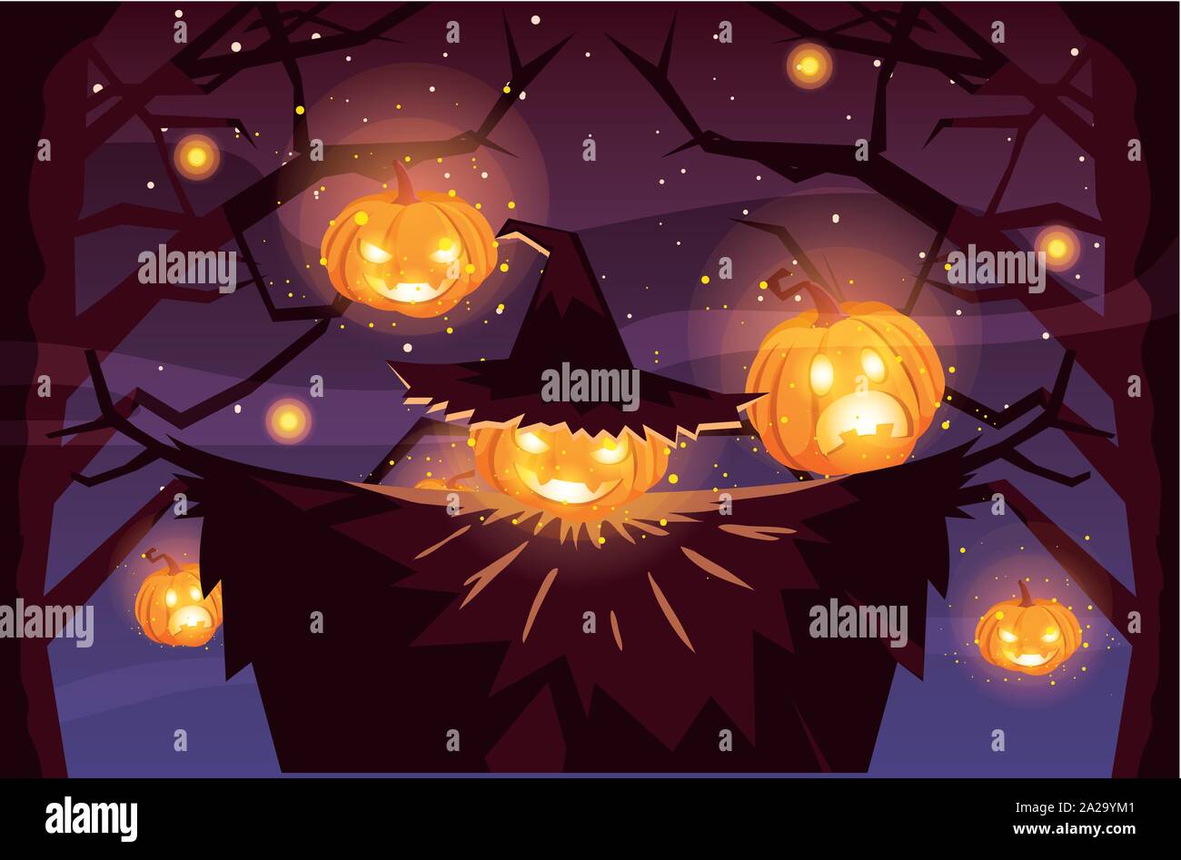 scarecrown design, Halloween holiday horror scary celebration autumn ...