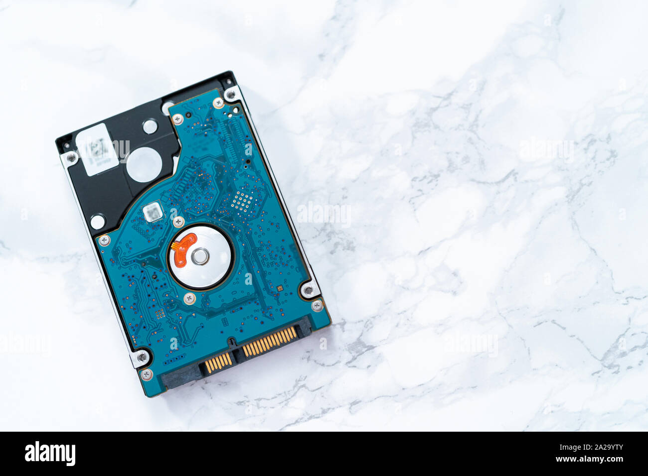 Internal and external solid state hard drives on the table Stock Photo ...