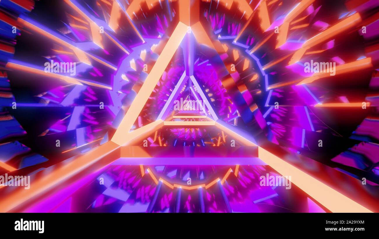 abstract wireframe triangle design 3d illustration wallpaper background ...