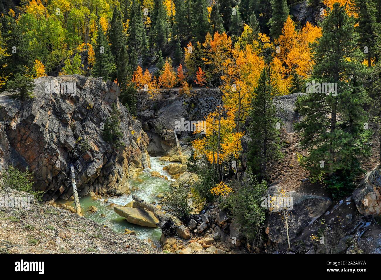 Colorado landscape during the Fall Stock Photo - Alamy