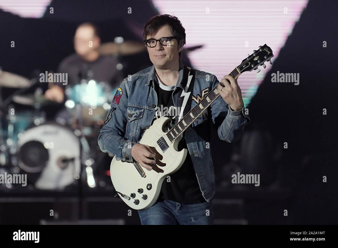 Rio de Janeiro, Brazil, September 29, 2019. Vocalist and Guitarist ...