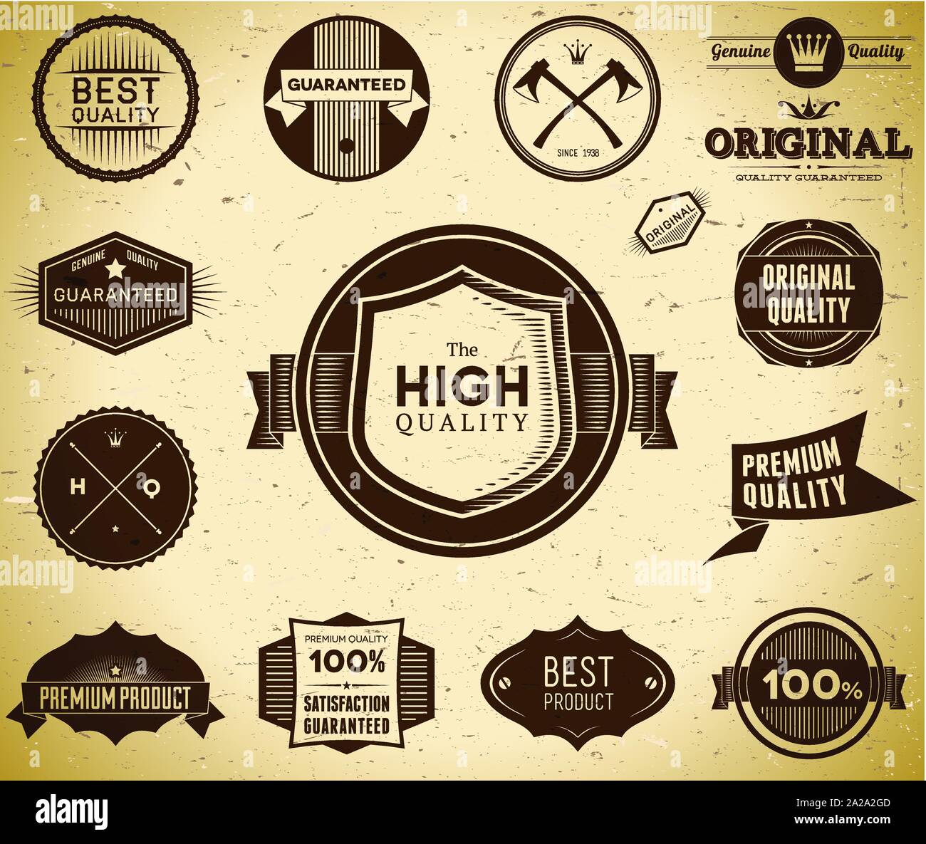 Vintage labels. Collection 3 Stock Vector Image & Art - Alamy