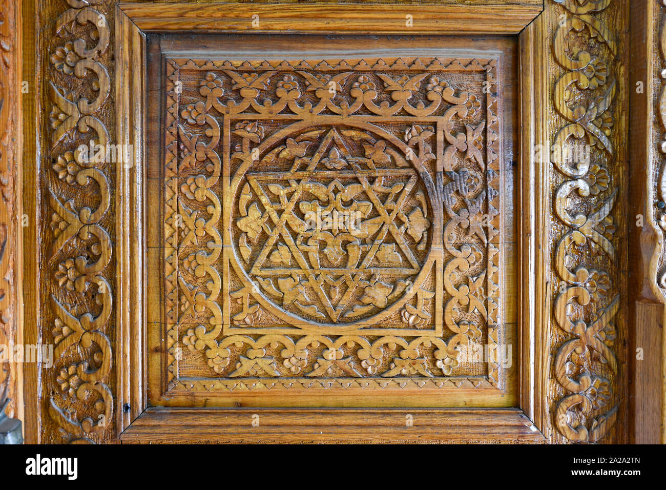 Samarkand, Uzbekistan - July 10, 2019: Gumbaz Synagogue, a working 19th ...