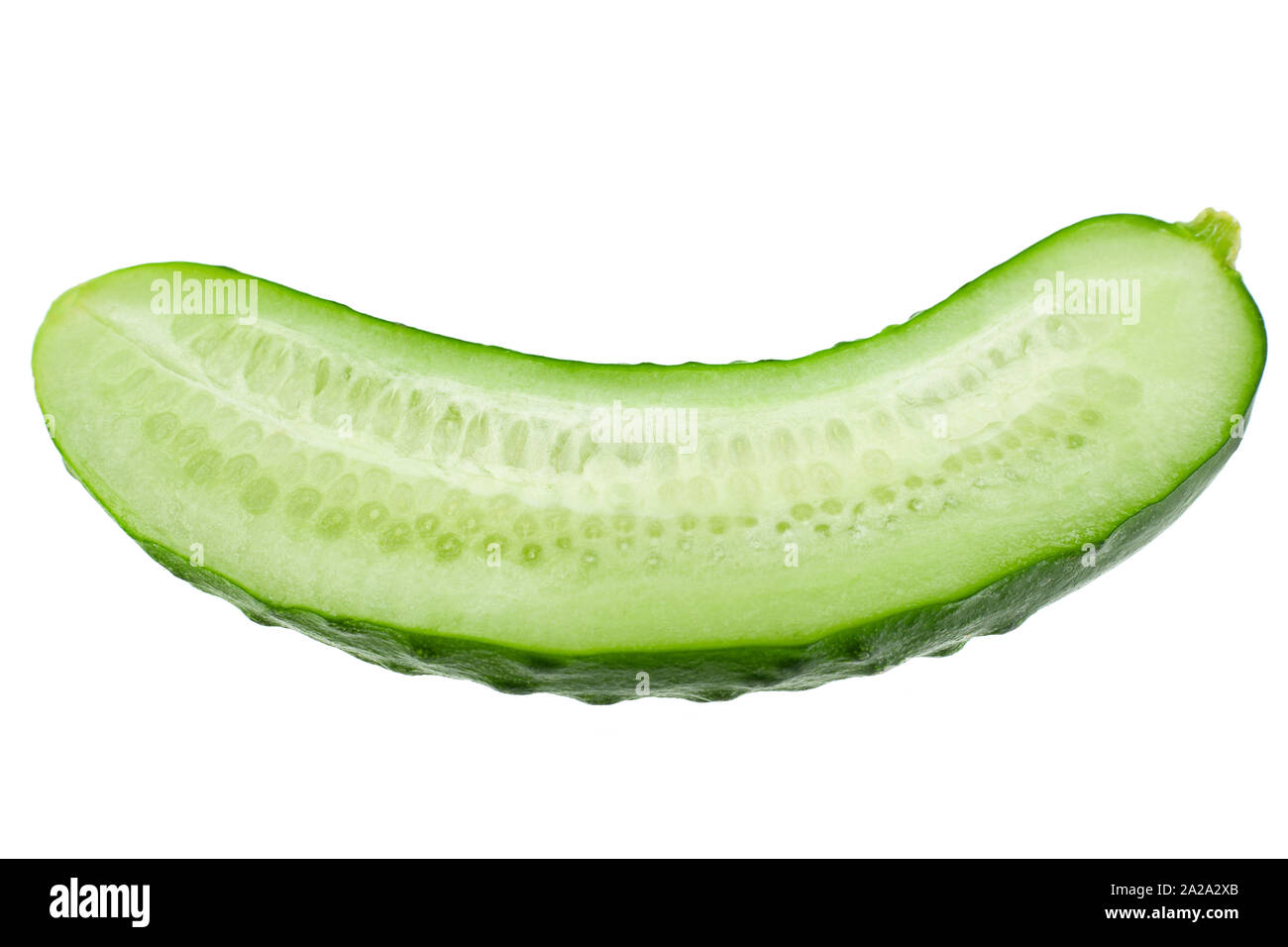 Cucumber vegetable closeup isolated on white background Stock Photo - Alamy