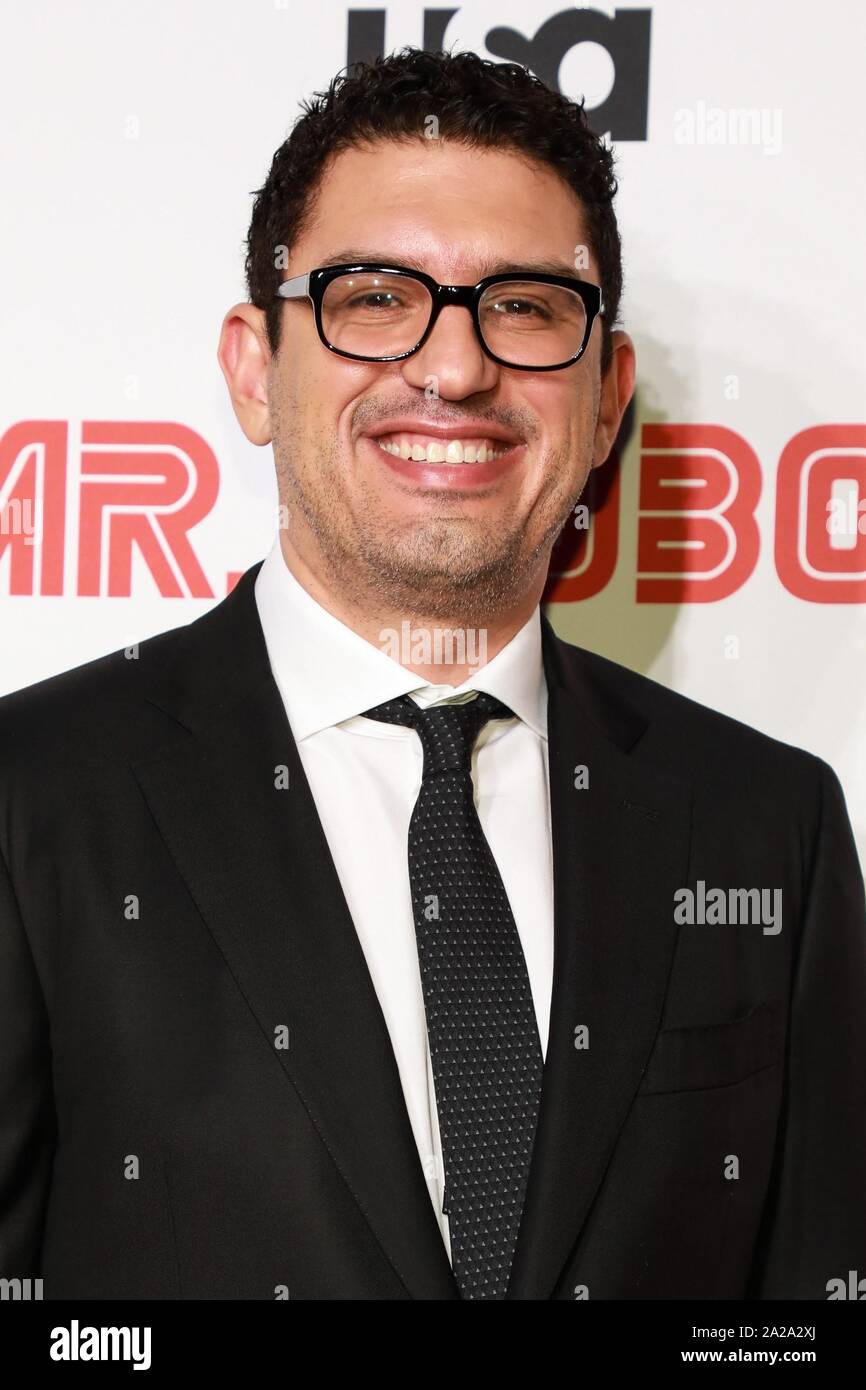 New York, NY, USA. 1st Oct, 2019. Sam Esmail at arrivals for MR. ROBOT ...