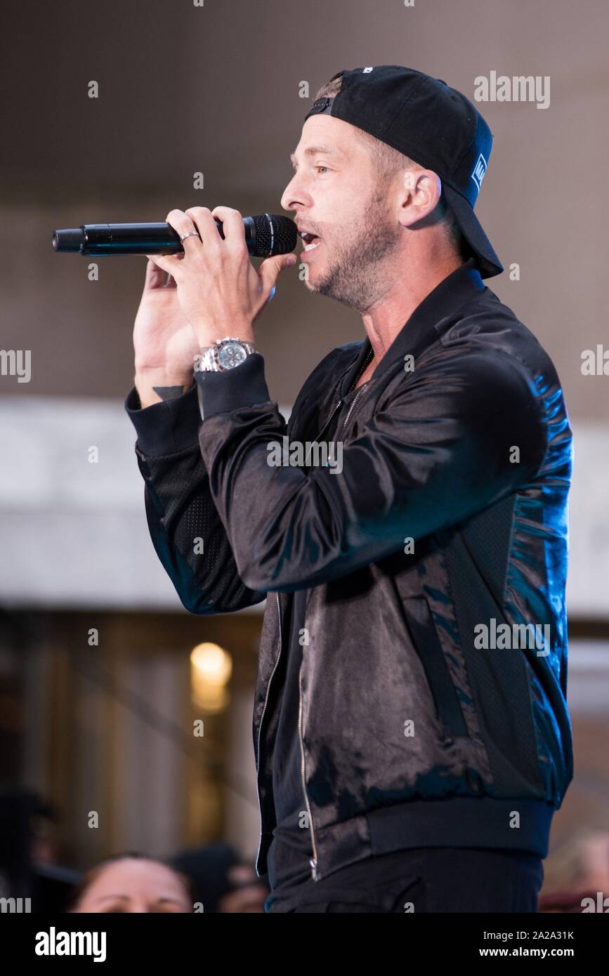 New York, NY, USA. 1st Oct, 2019. Ryan Tedder on stage for One Republic ...
