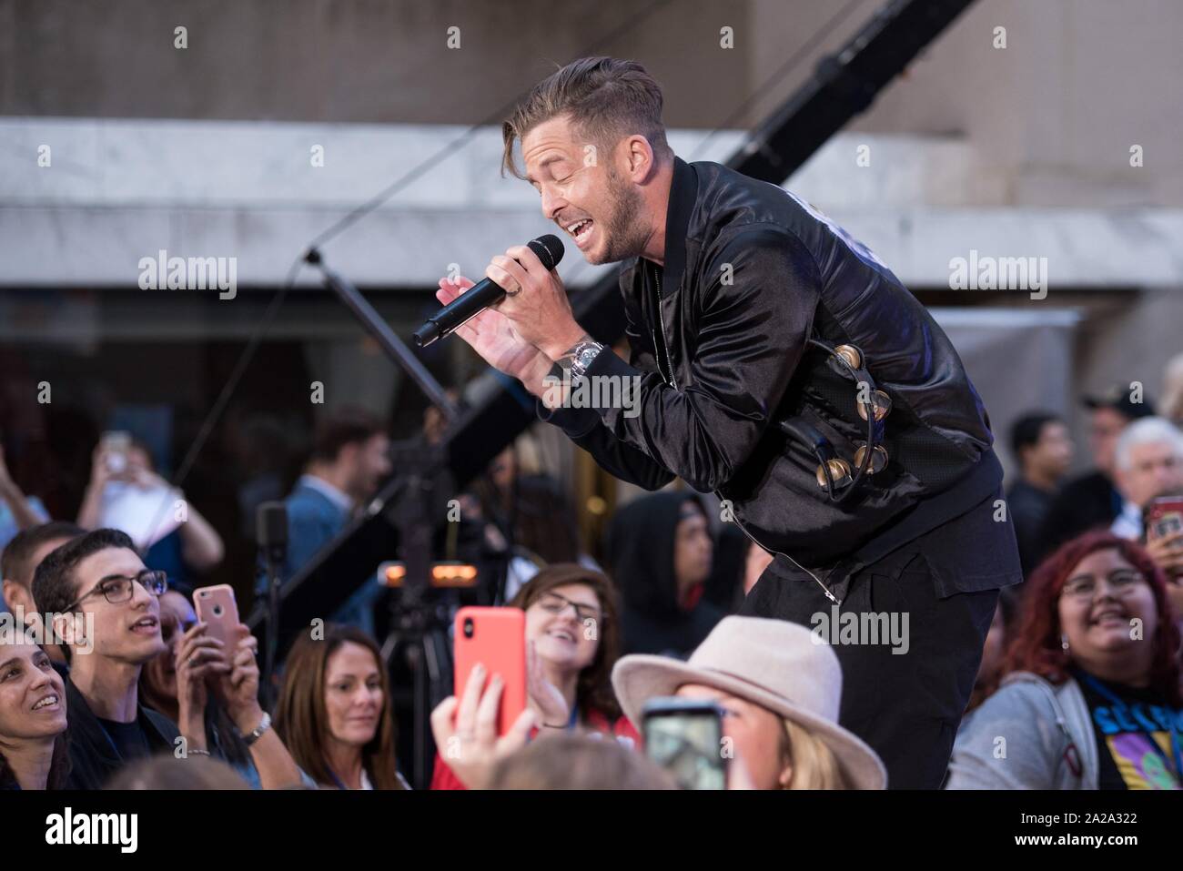 New York, NY, USA. 1st Oct, 2019. Ryan Tedder on stage for One Republic ...