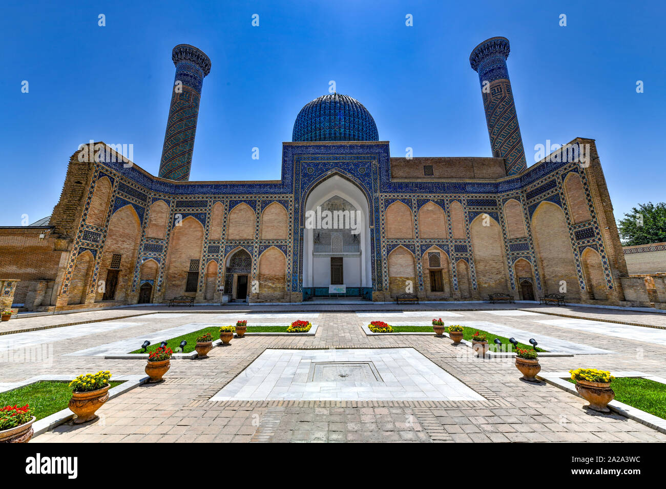 Gur-Emir Mausoleum of Tamerlane (Amir Timur) and his family in ...