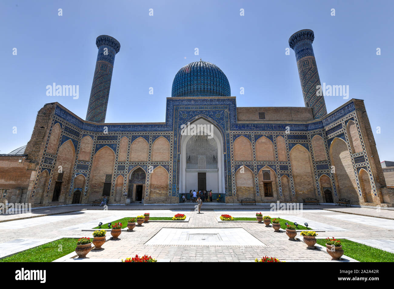 Gur-Emir Mausoleum of Tamerlane (Amir Timur) and his family in ...